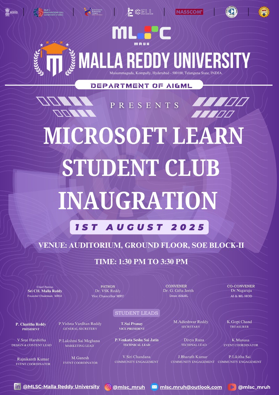 MLSC MRUH - Microsoft Learn Student Chapter